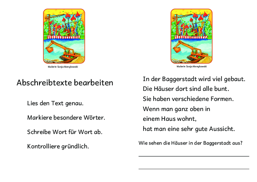 `abschreibtexte klasse 4 pdf` | Grundschule (.pdf)