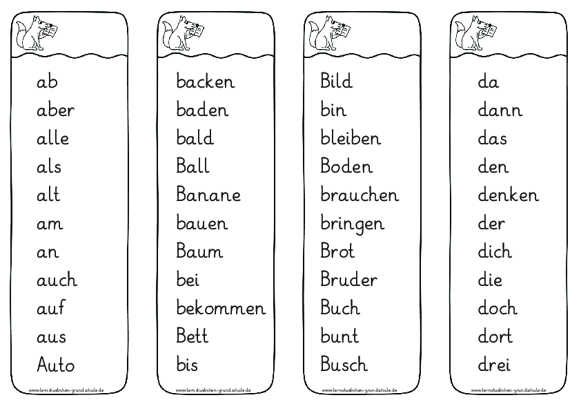 lesen, Klasse 3 | Grundschule (.pdf)