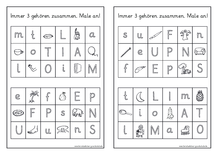 `buchstaben` | Grundschule (.pdf)