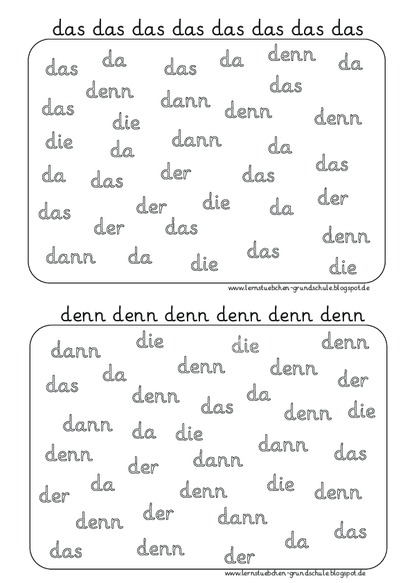 d-Wörter, Grundschule (.pdf)