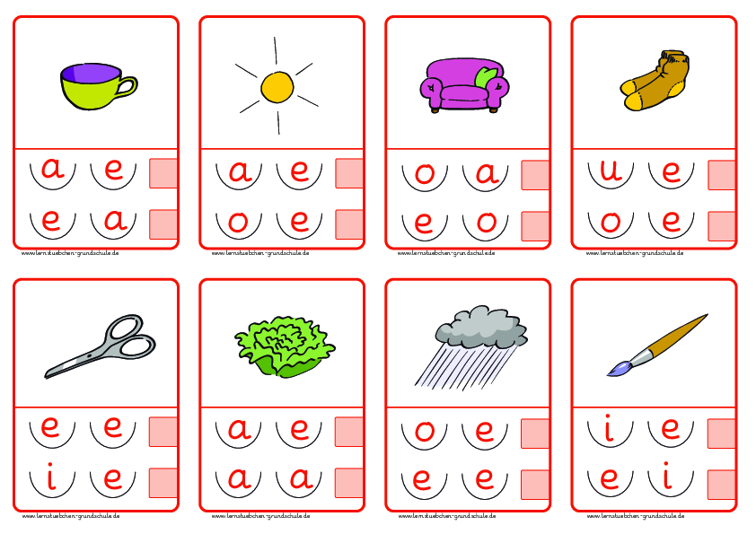 Vokale, Grundschule (.pdf)