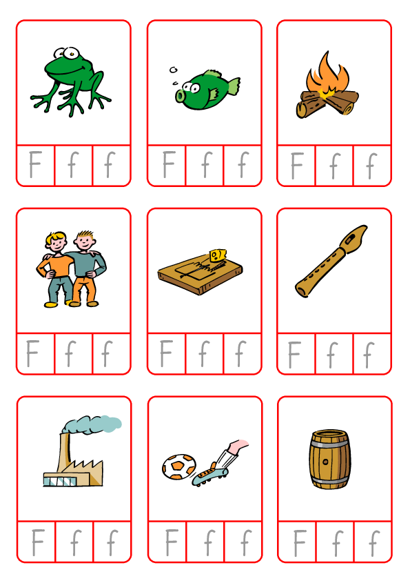 Abhörkärtchen F - f (.pdf) - Lernstübchen