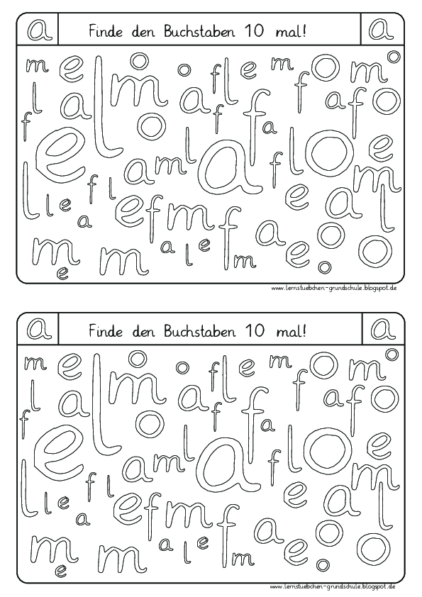 `buchstaben` | Grundschule (.pdf)