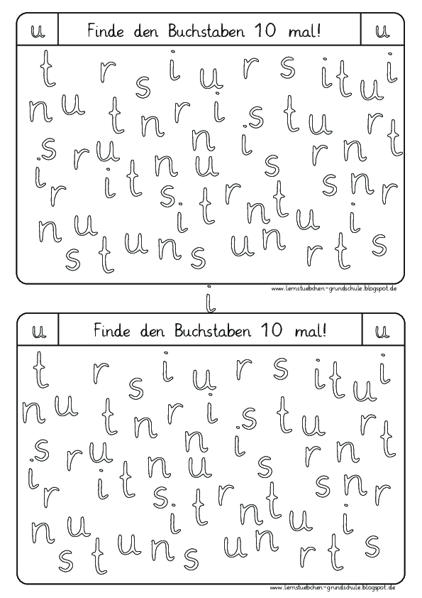 `buchstaben` | Grundschule (.pdf)