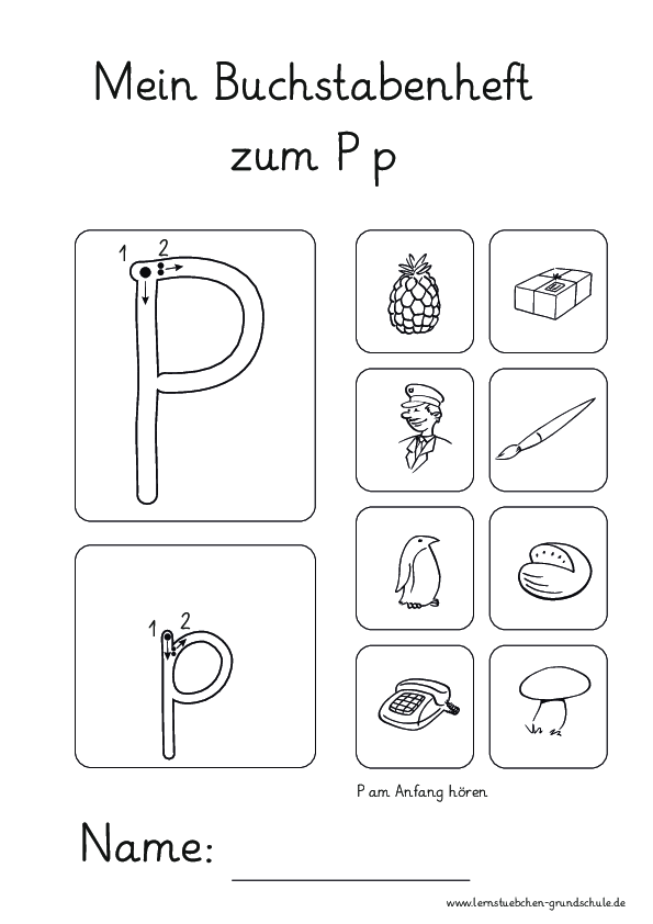 Buchstabenkurs, Deutsch Grundschule (.pdf)