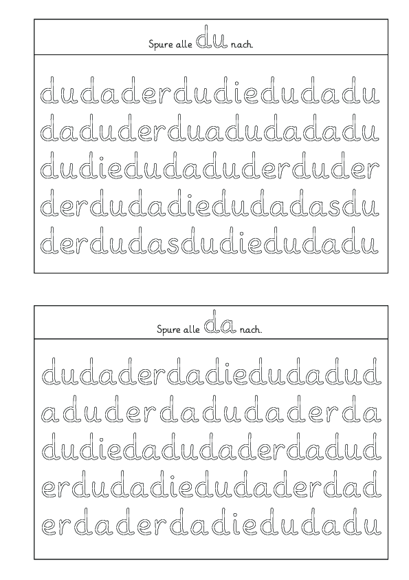 d-Wörter, Grundschule (.pdf)