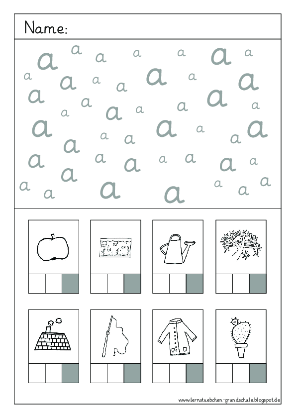 rund ums A - a (.pdf) - Lernstübchen
