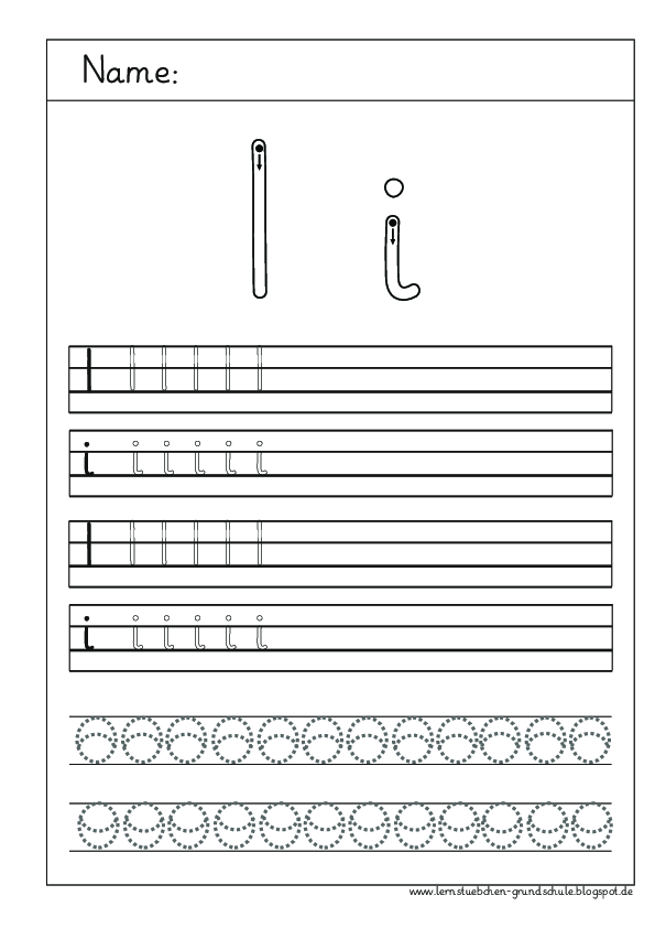 Buchstabe I - i, Grundschule (.pdf)
