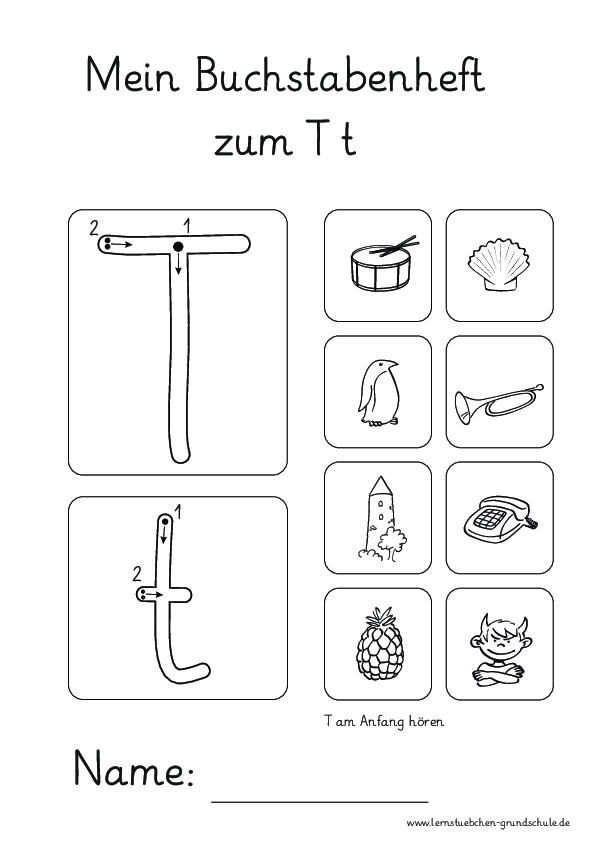 ein Selbstlernheft zum T (in GS und ... (.pdf) - Lernstübchen
