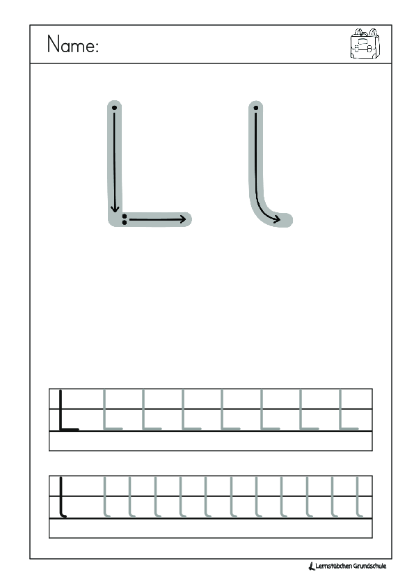Buchstabenkurs, Deutsch Grundschule (.pdf)