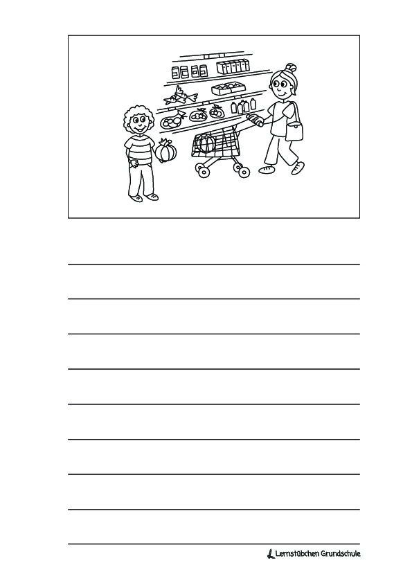 `leeres blatt zum schreiben` | Grundschule (.pdf)