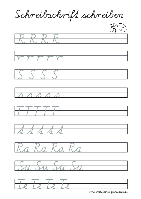 Buchstabe S - s, Grundschule (.pdf)