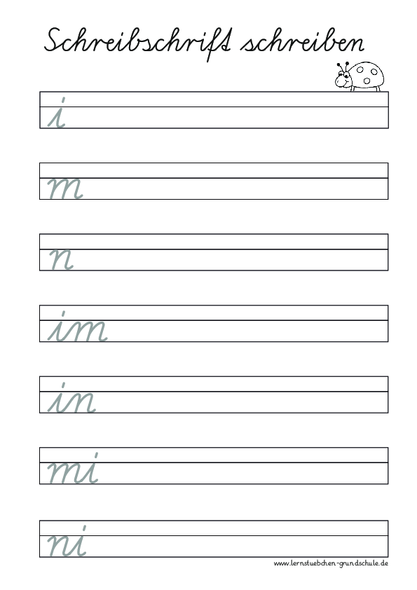 Buchstabe I - i, Grundschule (.pdf)