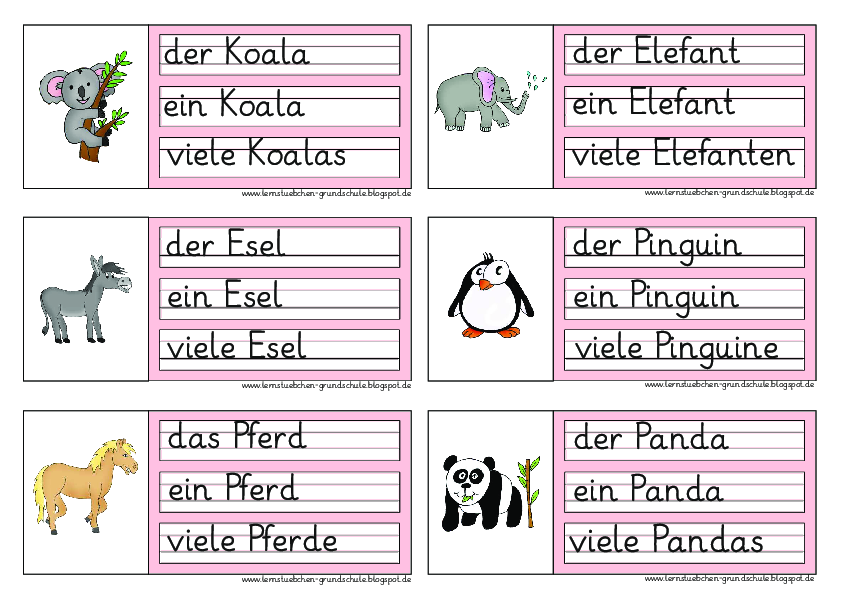 Einzahl Mehrzahl Clipart School