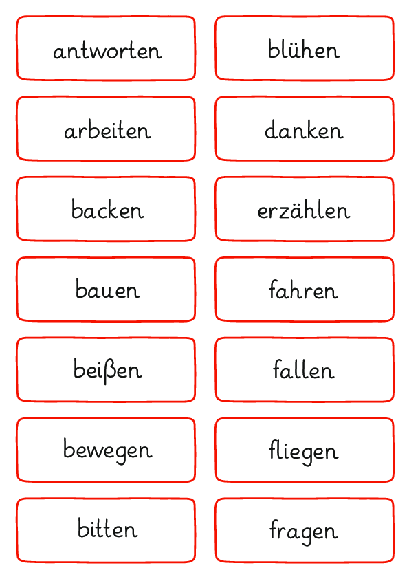 `verb nomen bitten` | Grundschule (.pdf)