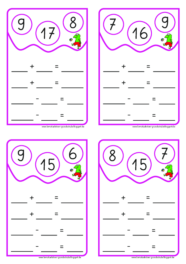 `numbers 1-20` | Grundschule (.pdf)
