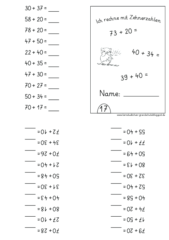Kopfrechenheftchen ZR 100 plus (11) (.pdf) - Lernstübchen