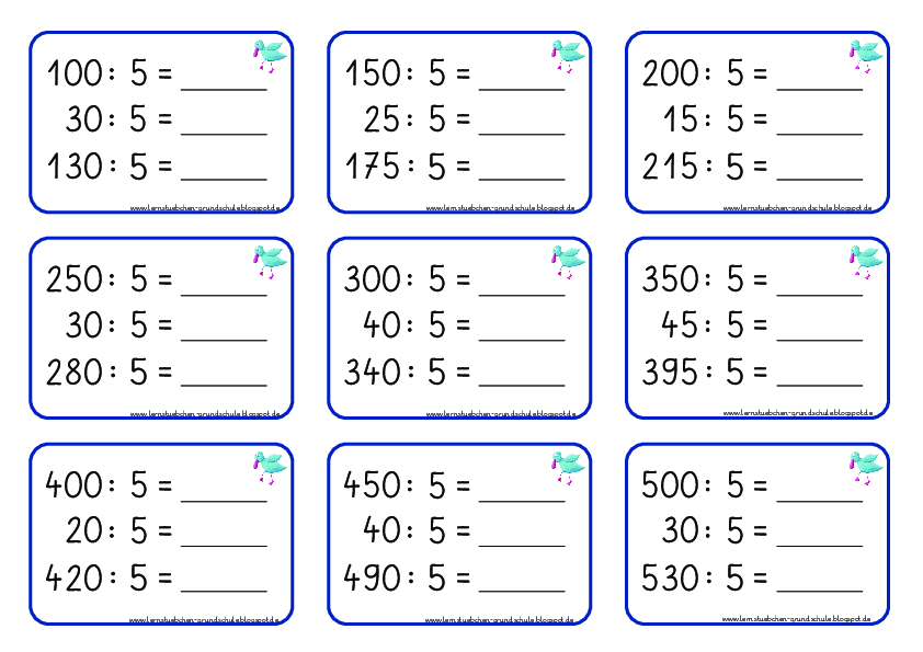 `tabelle zum ausdrucken pdf` | Grundschule (.pdf)