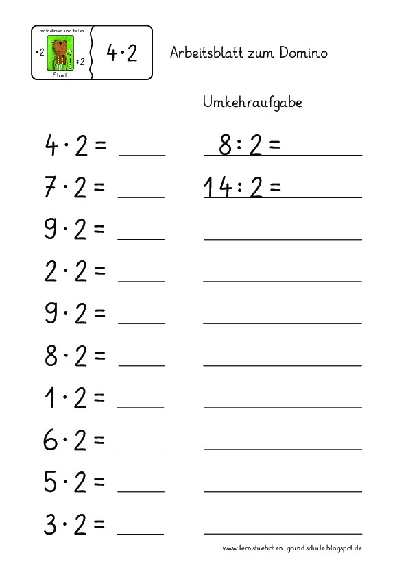 2er-Reihe, Grundschule (.pdf)