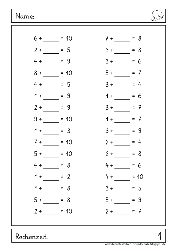 ergänzen, Grundschule (.pdf)