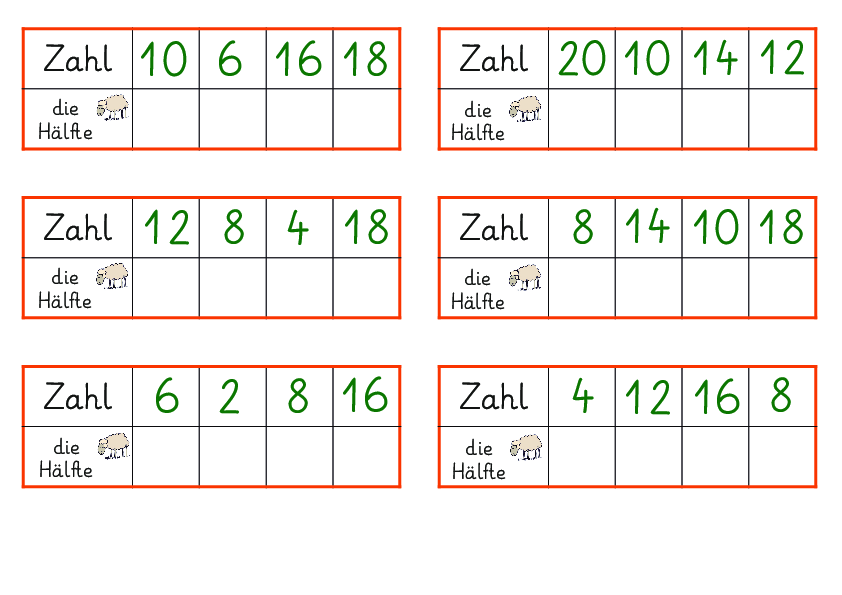 `die zahl 1` | Grundschule (.pdf)