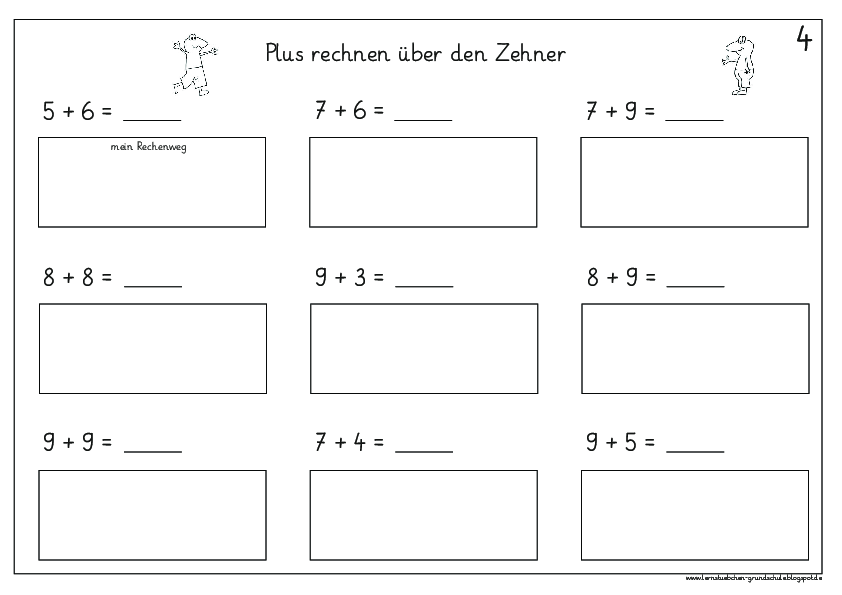 Addition mit ZÜ (.pdf) - Lernstübchen