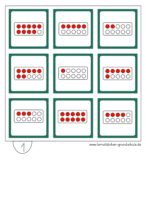 Bingo zur Mengenerfassung bis 10 (2) (.pdf) - Lernstübchen