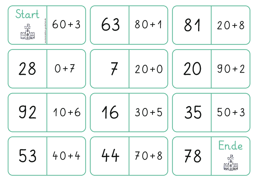 Minidominos - Zahldarstellung im ZR 100 (5) (.pdf) - Lernstübchen