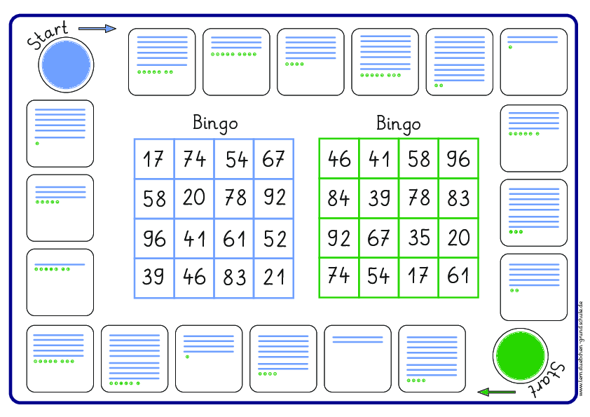 `foothill bingo` | Grundschule (.pdf)