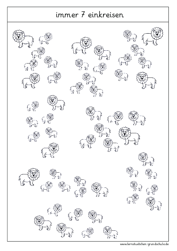 Selbstlernheft zu den Zahlen und Mengen von ... (.pdf) - Lernstübchen