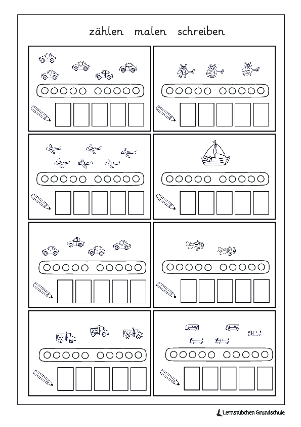 `malen nach zahlen zum ausdrucken kostenlos` | Grundschule (.pdf)