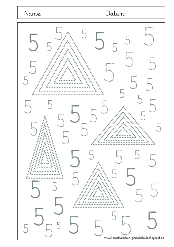 `zahlen 1-9` | Grundschule (.pdf)