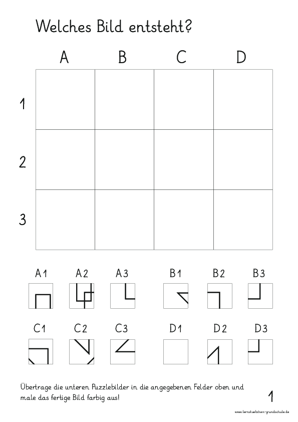 geometrie, Klasse 3 | Grundschule (.pdf)