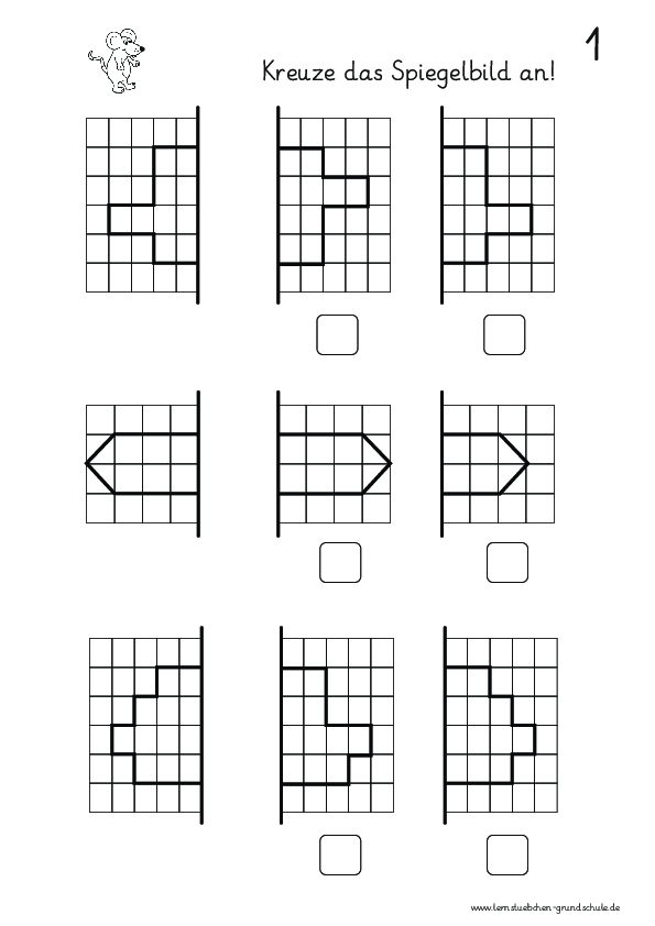 zeichnen, Mathe Grundschule (.pdf)