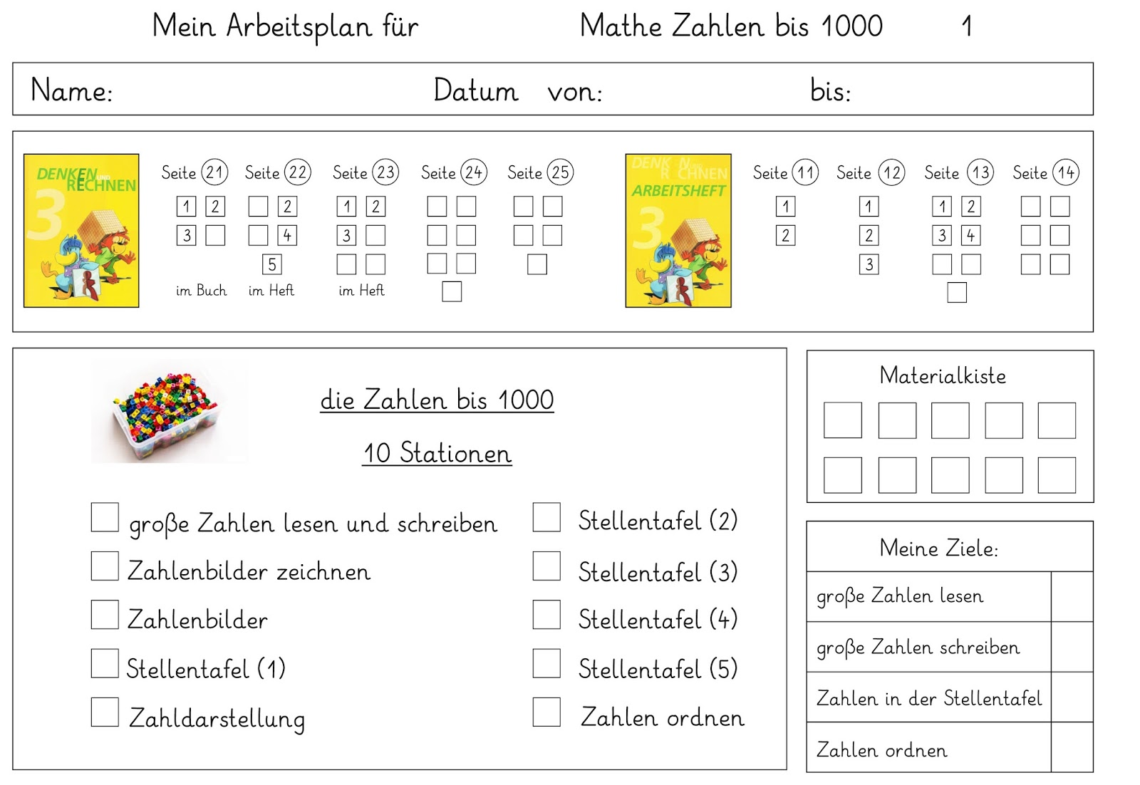 Arbeitsplan, Grundschule (.pdf)